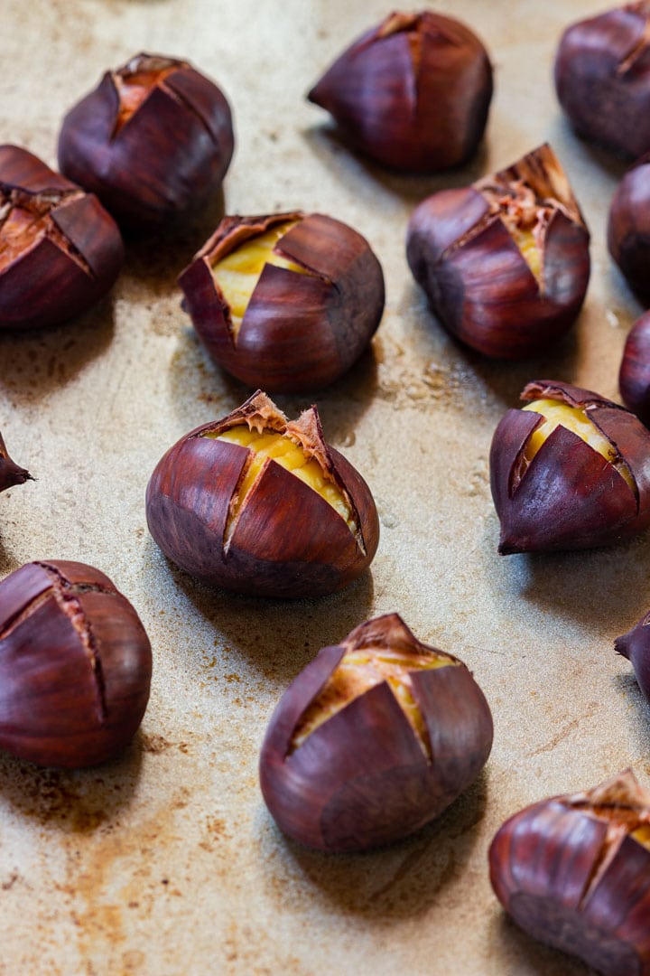 Roasted Chestnuts Recipe - How to Roast Chestnuts in the Oven