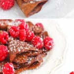 Dark Chocolate Crepes Recipe - Happy Foods Tube