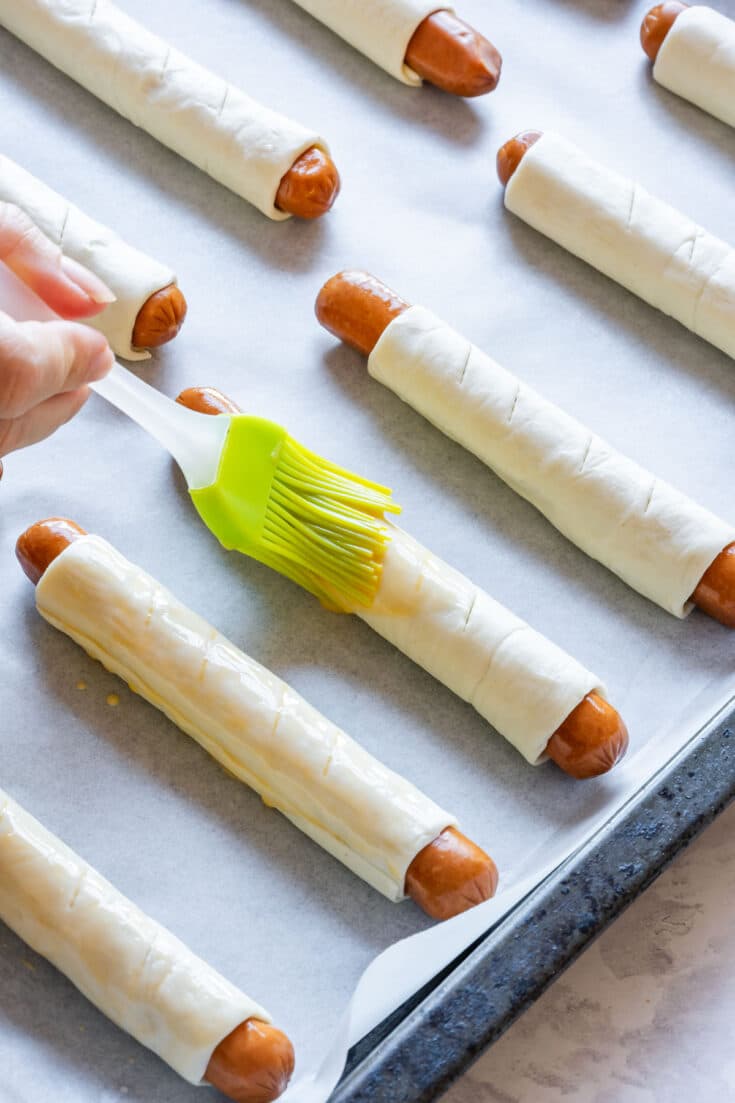 Puff Pastry Hot Dogs Recipe - Happy Foods Tube