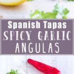 Spanish Tapas Spicy Garlic Angulas Recipe - HappyFoods Tube