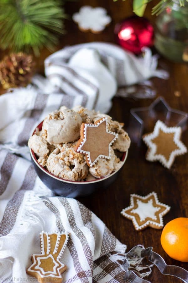 Gingerbread Ice Cream Recipe - Happy Foods Tube