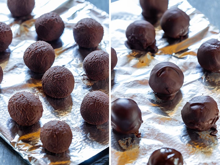 2 Ingredient Dark Chocolate Truffles Recipe - Happy Foods Tube 2 Ingredient Dark Chocolate Truffles Recipe - Happy Foods Tube