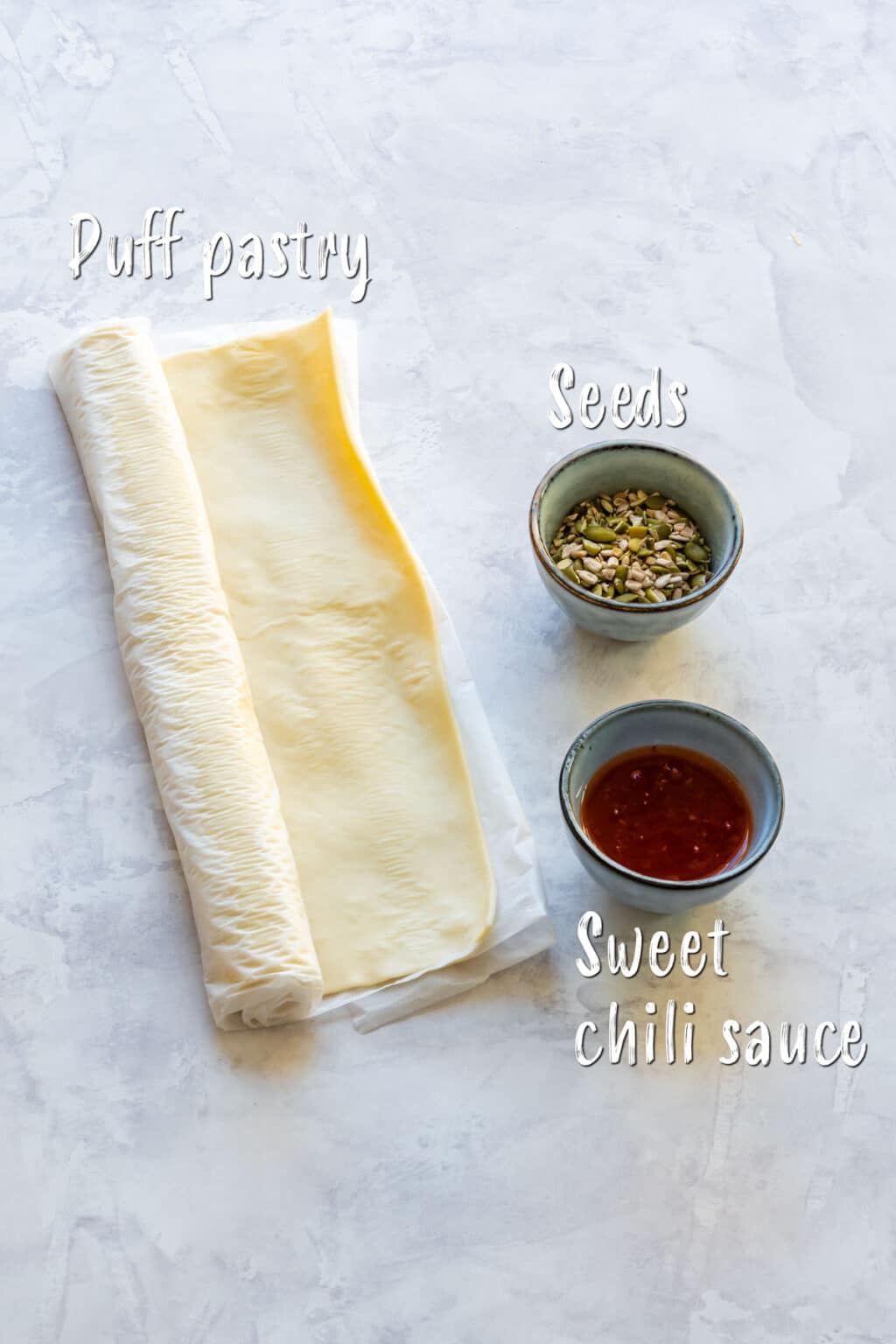 Sweet Chili Puff Pastry Breadsticks Recipe - Happy Foods Tube
