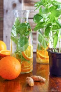 Orange Basil Infused Water Recipe - Happy Foods Tube