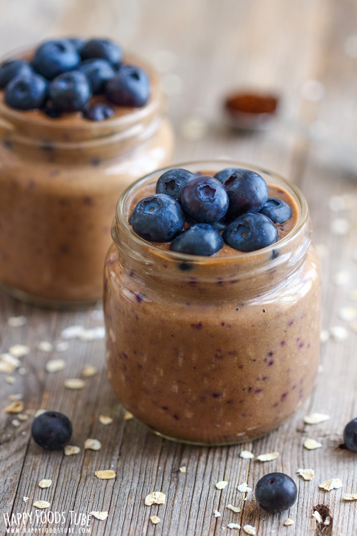 Blueberry Coffee Breakfast Smoothie Recipe - Happy Foods Tube Blueberry Coffee Breakfast Smoothie Recipe - Happy Foods Tube