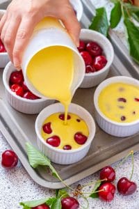 Mini Cherry Clafoutis Recipe - Happy Foods Tube