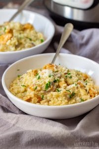 Instant Pot Chicken Risotto Recipe - Happy Foods Tube