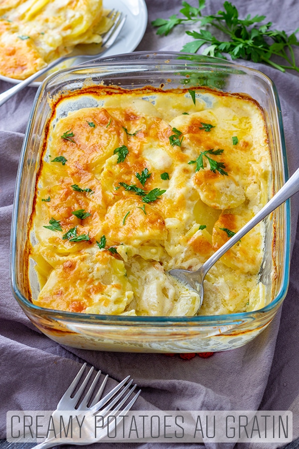Creamy Potatoes Au Gratin Recipe Happy Foods Tube
