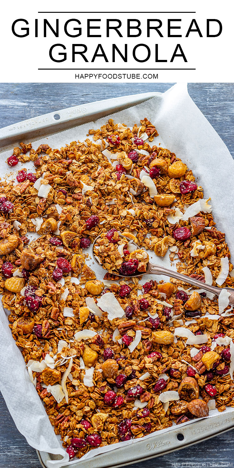 Gingerbread Granola Recipe - Happy Foods Tube