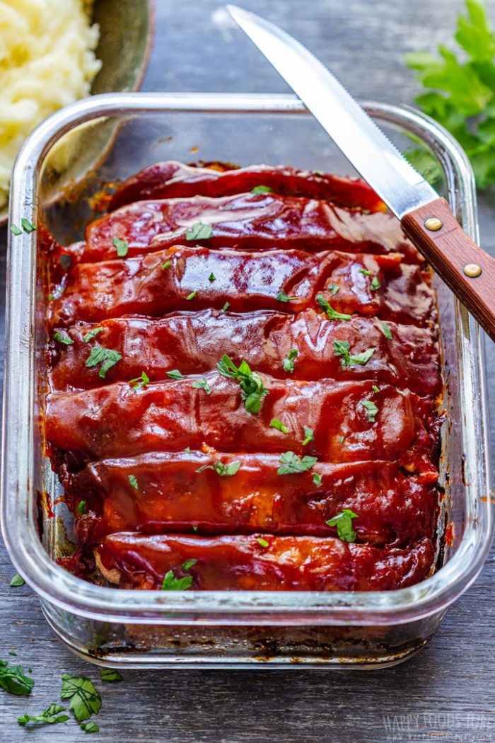 BBQ Meatloaf Recipe - Happy Foods Tube