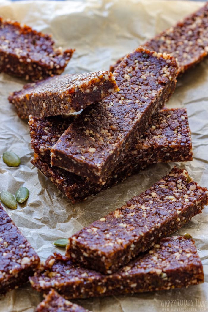 Best No Bake Date Bars Recipe - Happy Foods Tube