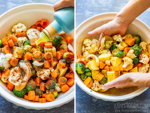 Roasted Fall Vegetables Recipe - Happy Foods Tube
