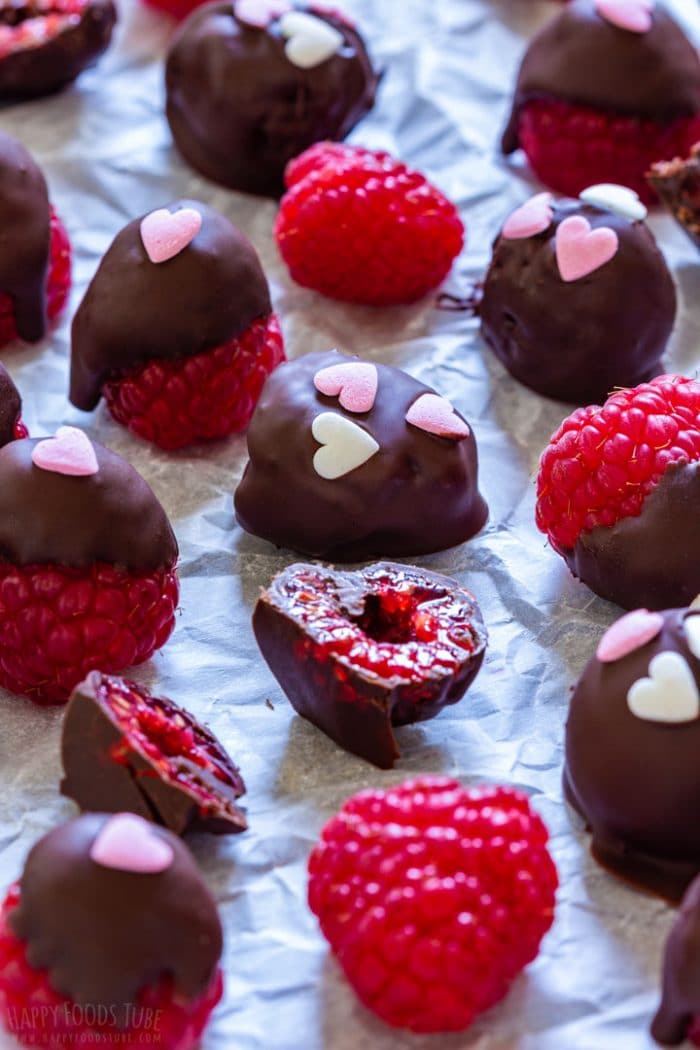 Chocolate Covered Raspberries Recipe - Happy Foods Tube
