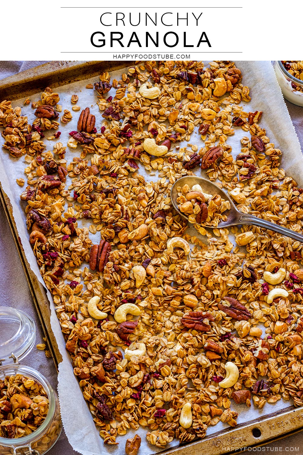 Crunchy Granola Recipe - Happy Foods Tube