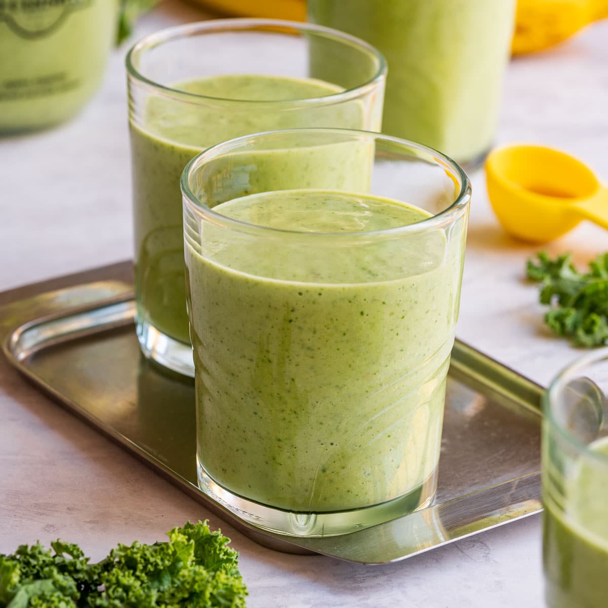 Spinach Kale Smoothie Recipe Happy Foods Tube
