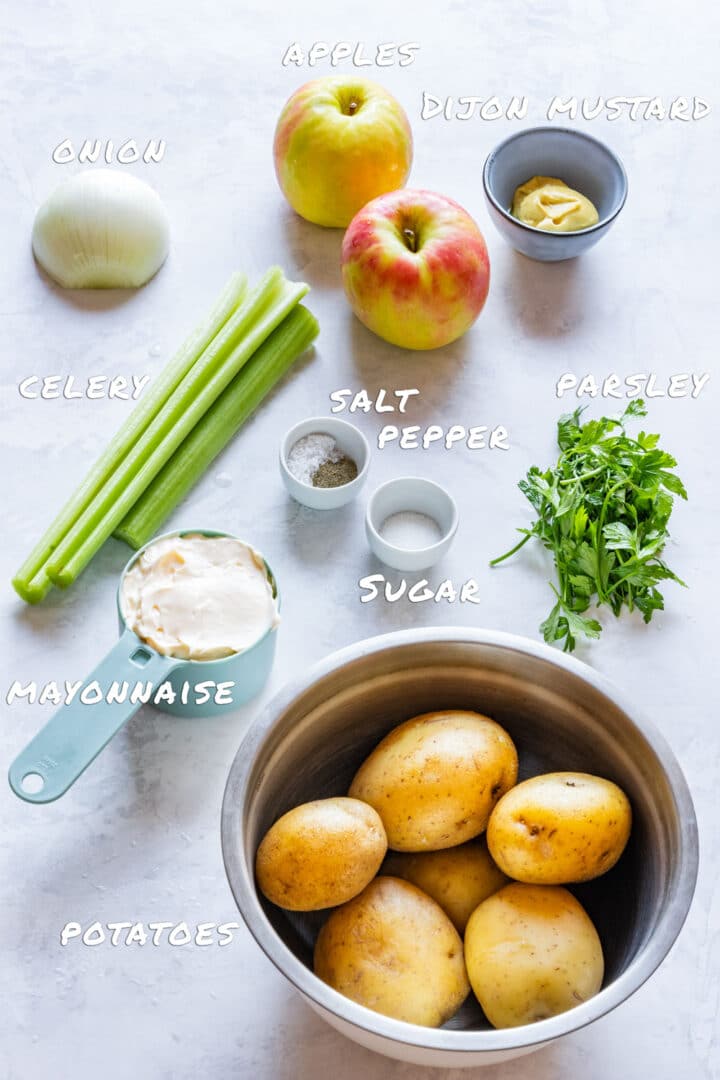 Potato Salad with Apples - Happy Foods Tube