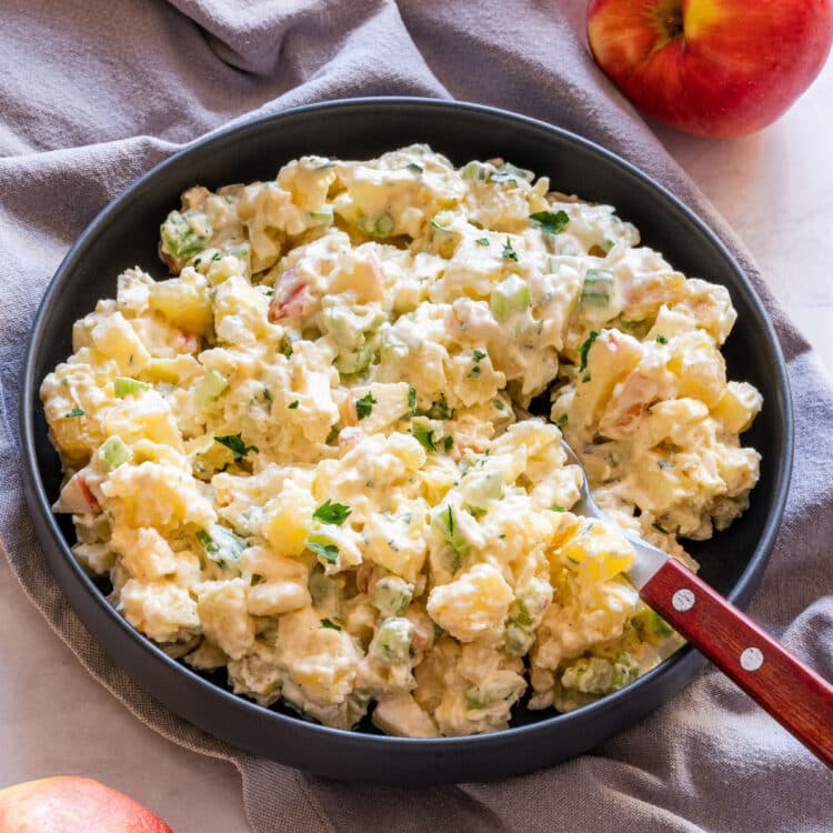 Potato Salad with Apples - Happy Foods Tube