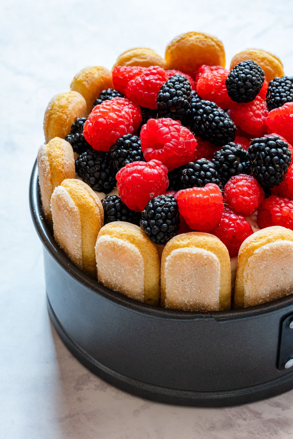 Berry Charlotte Cake Recipe - Happy Foods Tube
